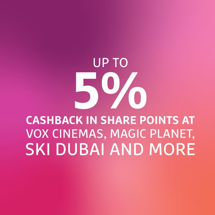 FAB SHARE Standard Credit Card - Value Back Offers | SHARE Rewards